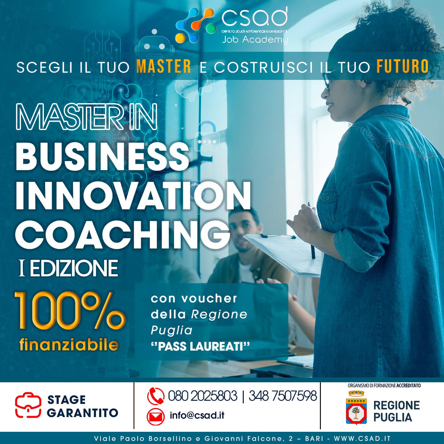 𝐌𝐀𝐒𝐓𝐄𝐑 𝐈𝐍 𝐁𝐔𝐒𝐈𝐍𝐄𝐒𝐒 𝐈𝐍𝐍𝐎𝐕𝐀𝐓𝐈𝐎𝐍 𝐂𝐎𝐀𝐂𝐇𝐈𝐍𝐆 - CSAD